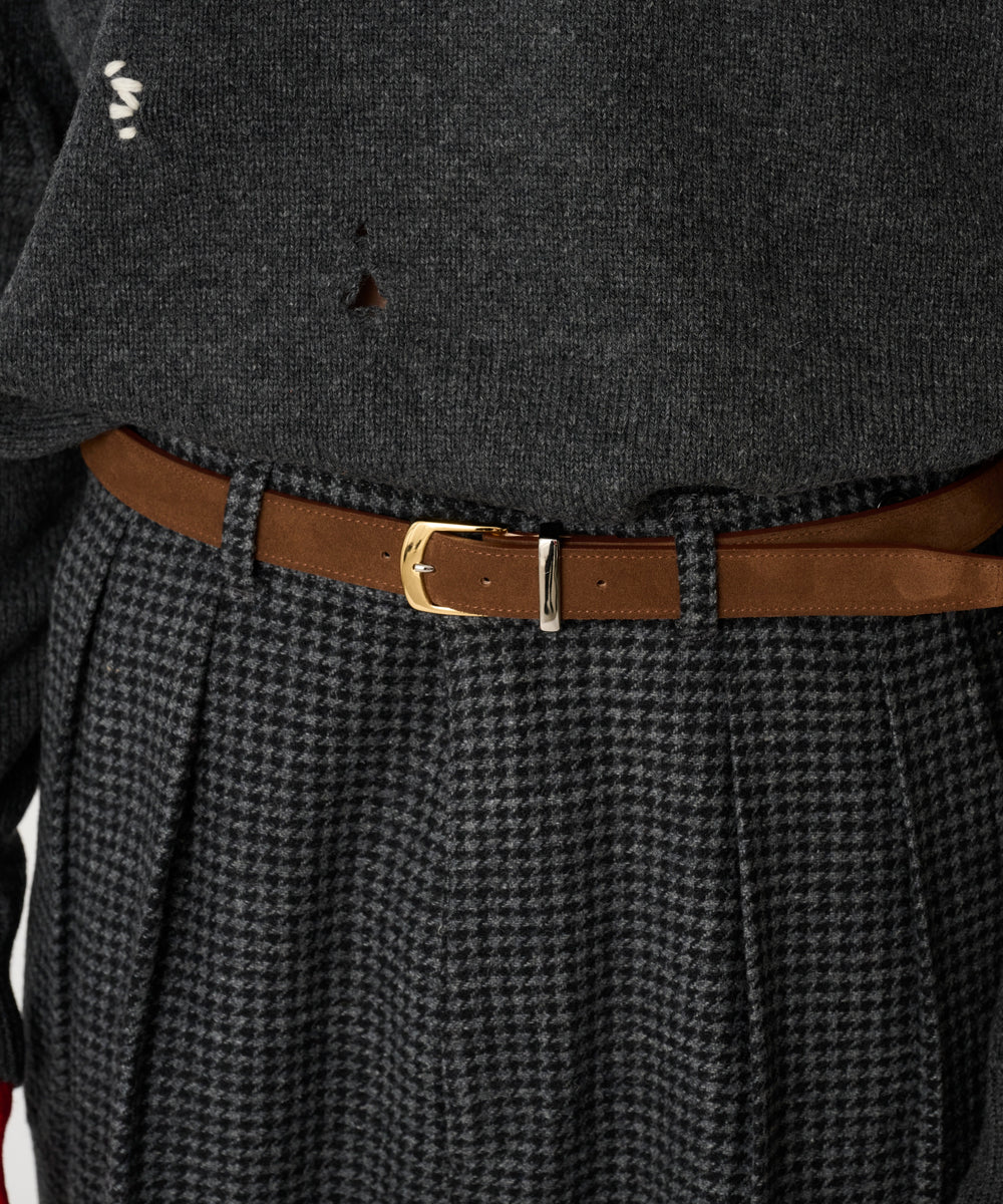 COMBINATION BUCKLE LEATHER BELT – JOHN MASON SMITH JANE SMITH